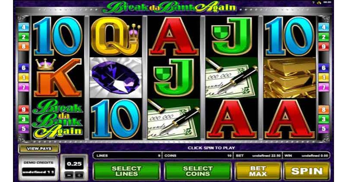 Break da Bank Again spelautomat från Microgaming ⓻⓻⓻ Spela online!